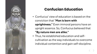 Confucianism (Foundations of Education 1) | PPTX