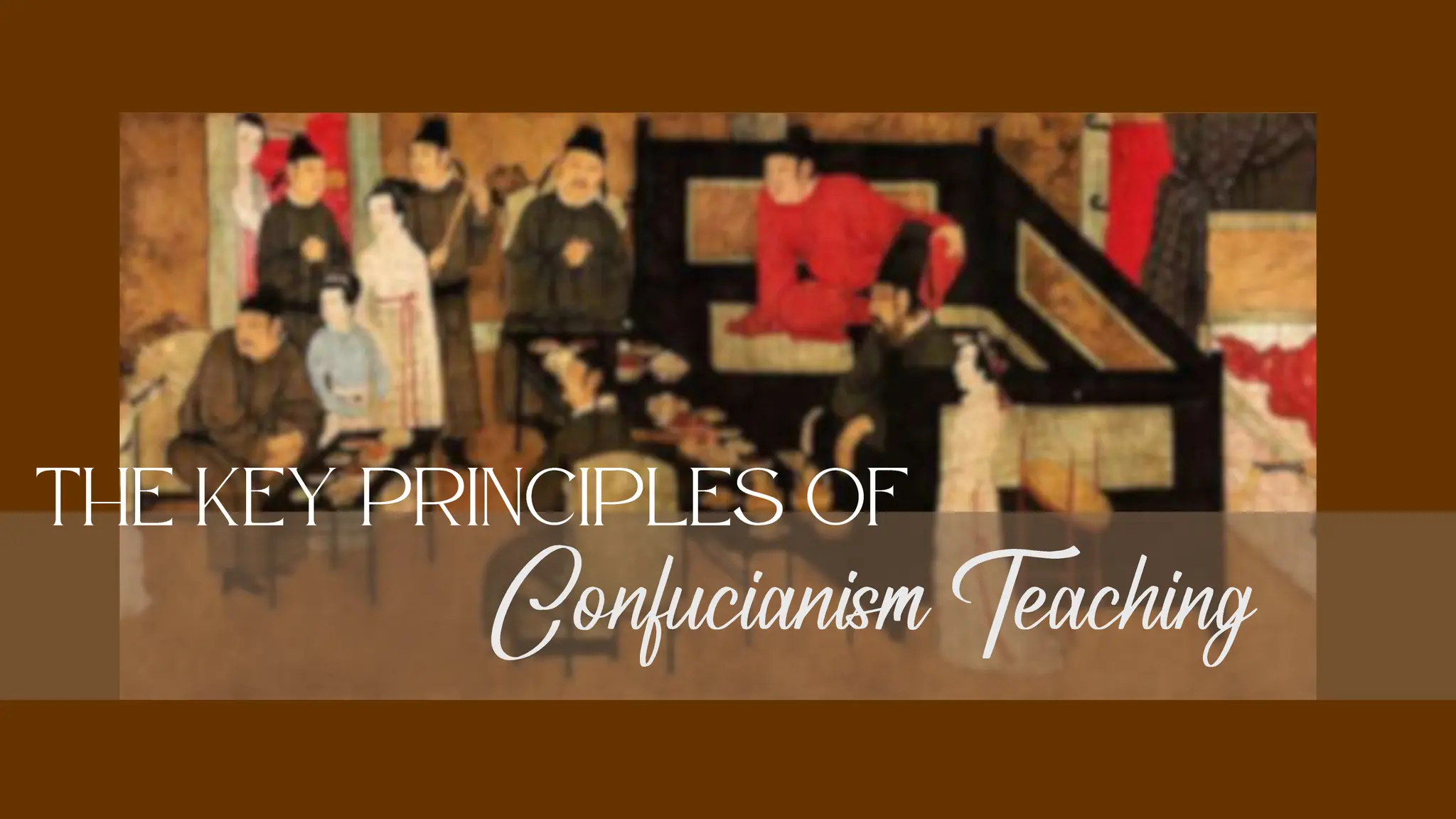 CONFUCIANISM; (FACT: CONFUCIUS = latinized form of the mandarin chinese ...