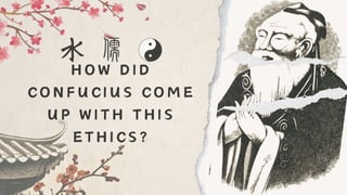 CONFUCIANISM; (FACT: CONFUCIUS = latinized form of the mandarin chinese ...