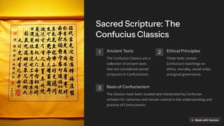 Confucianism and it's description shwhhjs | PPT