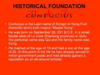 Confucianism for Grade 12 1st semester IWRBS | PPT