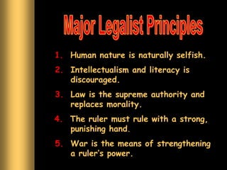 Confucianism legalism-taoism ppt | PPT