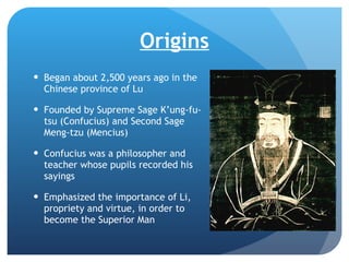 Confucianism | PPT | Buddhism | Religion & Spirituality