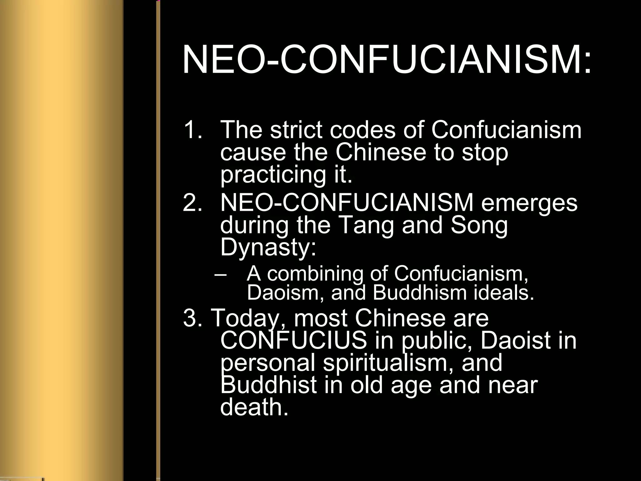 Confucianism, buddhism, daoism | PPT