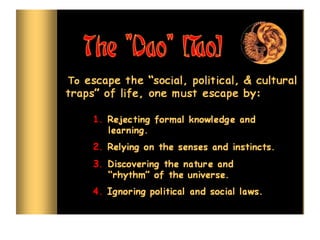 Confucianism, buddhism, daoism | PPT