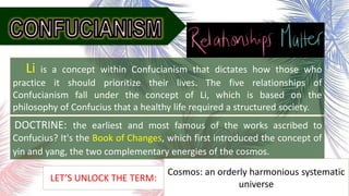 Confucianism (de mo topic) | PPTX