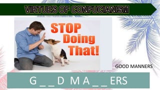 Confucianism (de mo topic) | PPTX