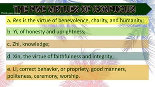 Confucianism (de mo topic) | PPTX