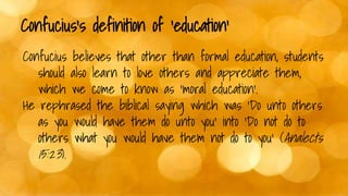 Confucius: An Overview | PPTX