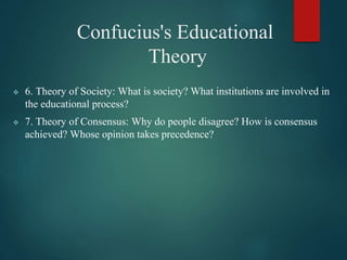 Confucius his contributions to education | PPTX