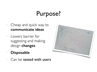 Paper Prototyping Basics (IxDworks.com) | PPT
