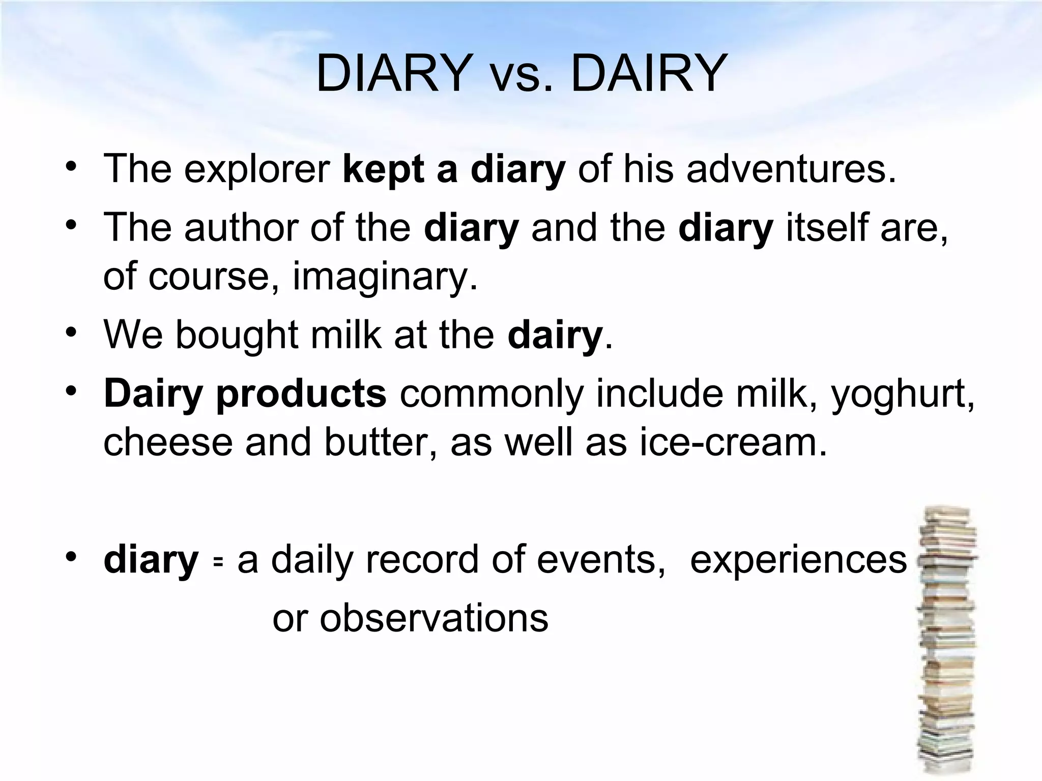 Words easily confused in English | PPT