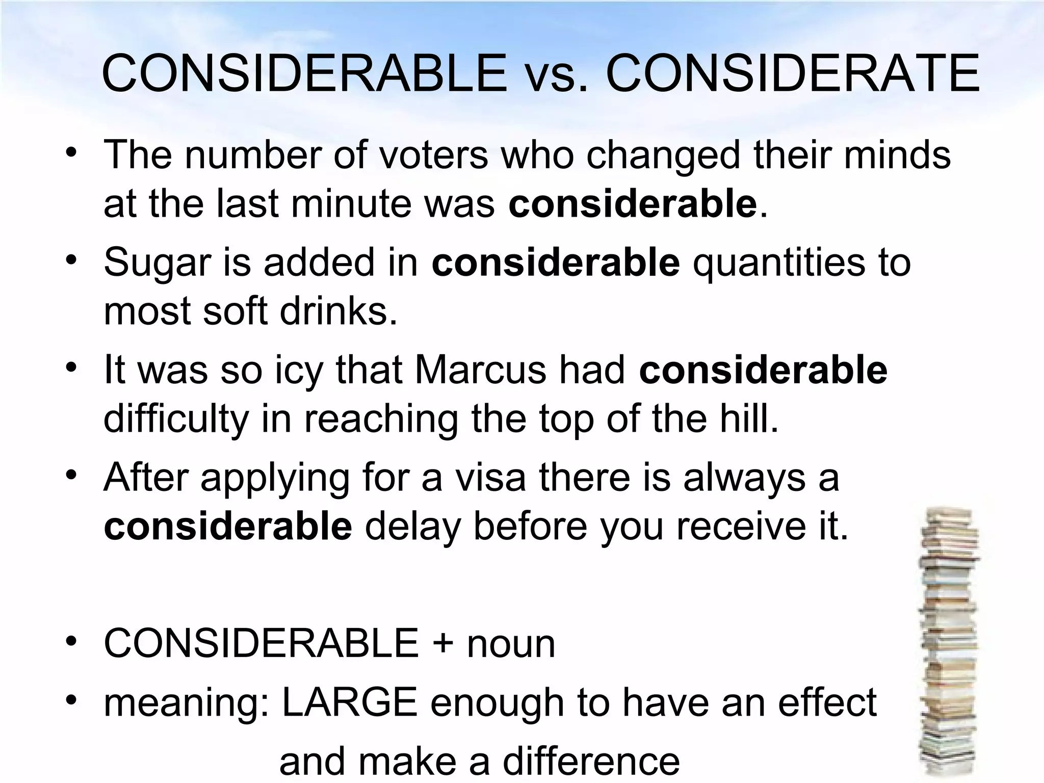 Words easily confused in English | PPT