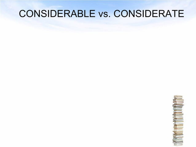 Words easily confused in English | PPT