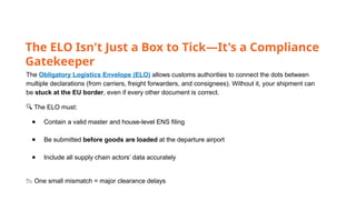 Confused About the Obligatory Logistics Envelope (ELO)_ You're Not ...