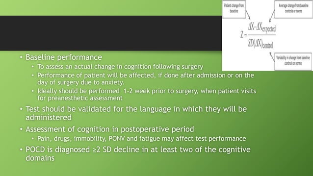 post operative cognitive dysfunction | PPTX
