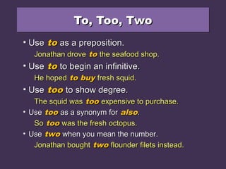 Confused words p pt | PPT