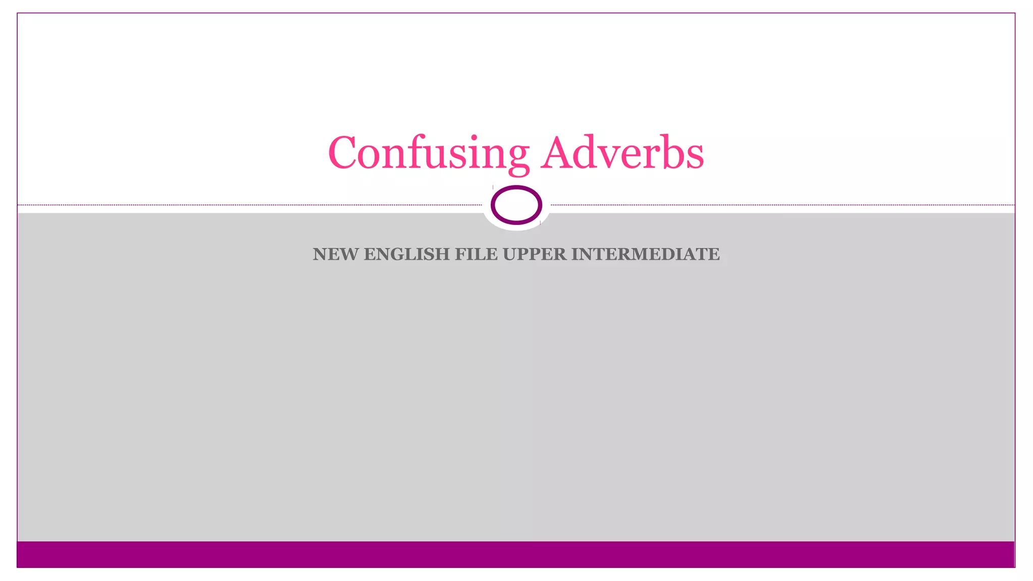 Confusing adverbs | PPT
