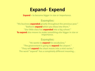 Confusing words | PPT