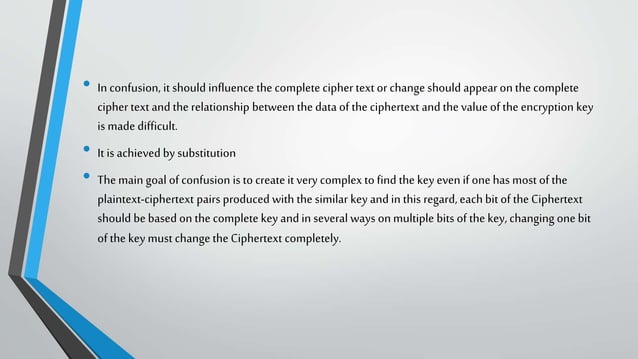 Confusion and Diffusion.pptx | Programming Languages | Computing