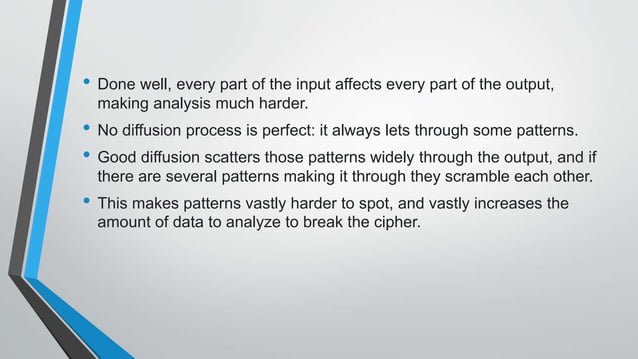 Confusion and Diffusion.pptx | Programming Languages | Computing