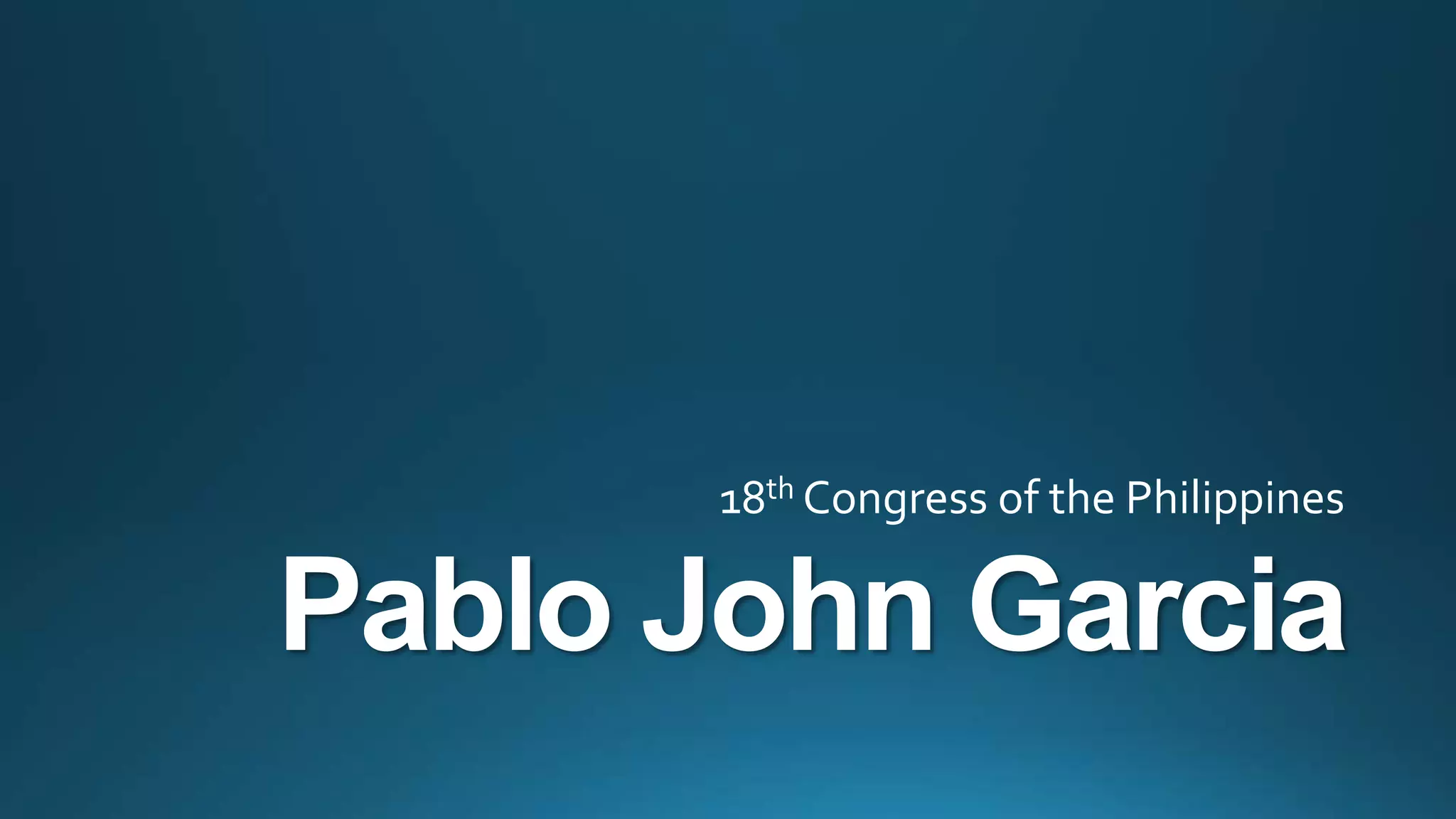 Cong. Pablo John Garcia.pptx