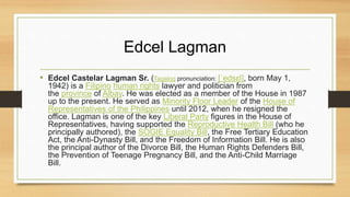 Cong. Edcel Lagman.pptx