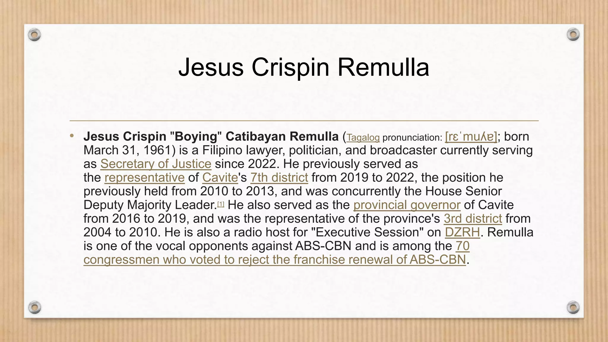 Cong. Jesus Crispin Remulla.pptx