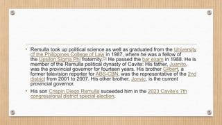 Cong. Jesus Crispin Remulla.pptx