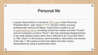 Cong. Emmarie Dizon.pptx | Elections | Politics
