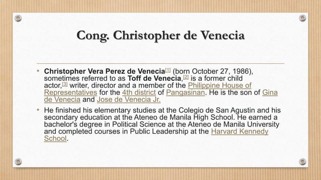 Cong. Christopher de Venecia.pptx