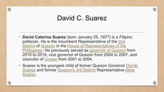 Cong. David Suarez.pptx | Politics