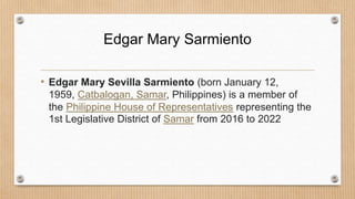 Cong. Edgar Mary Sarmiento.pptx