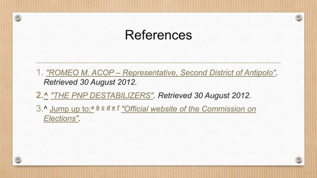 Cong. Romeo Acop.pptx | Politics