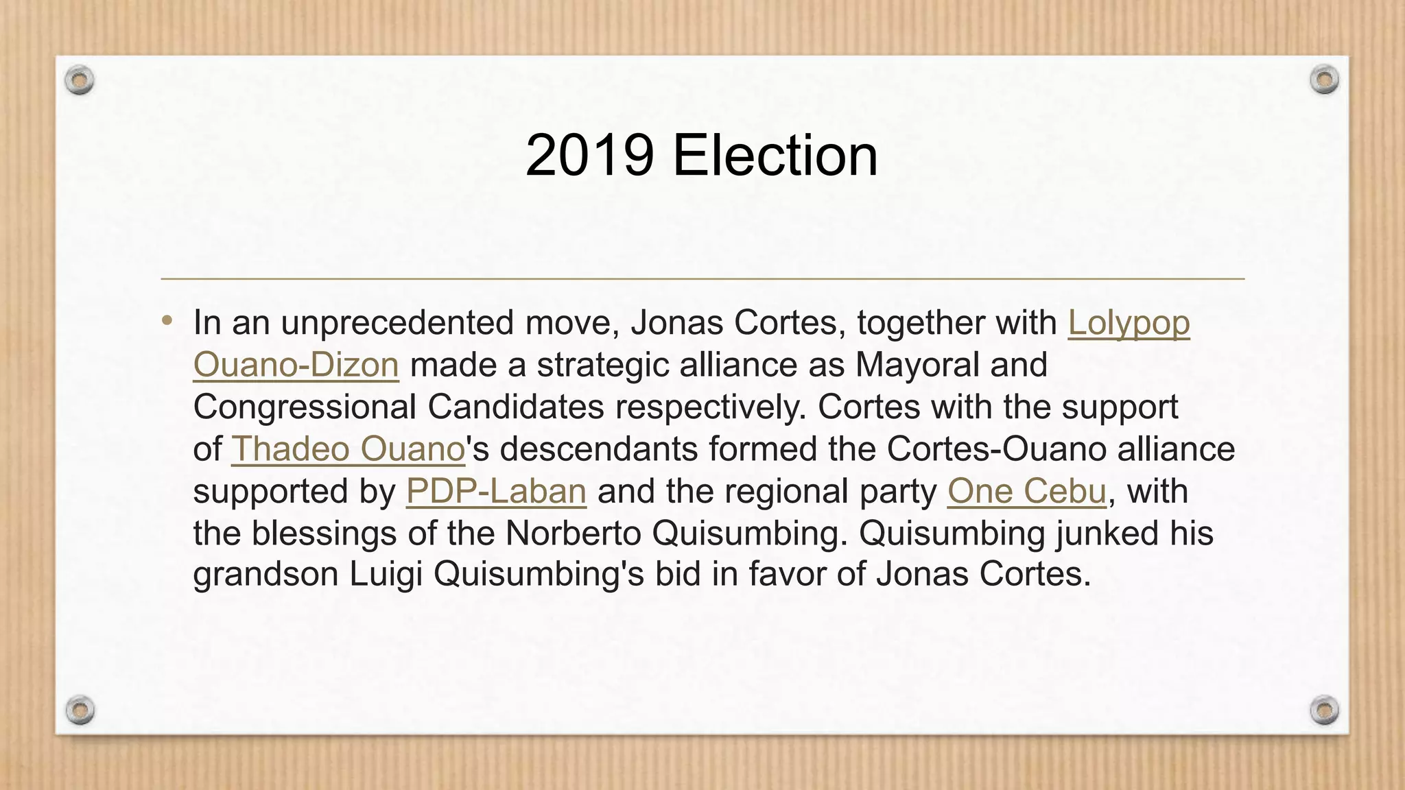 Cong. Jonas Cortes.pptx | Developmental Sites | Real Estate
