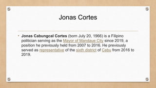 Cong. Jonas Cortes.pptx | Developmental Sites | Real Estate