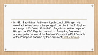 Cong. Teddy Baguilat.pptx | Civic affairs | Politics