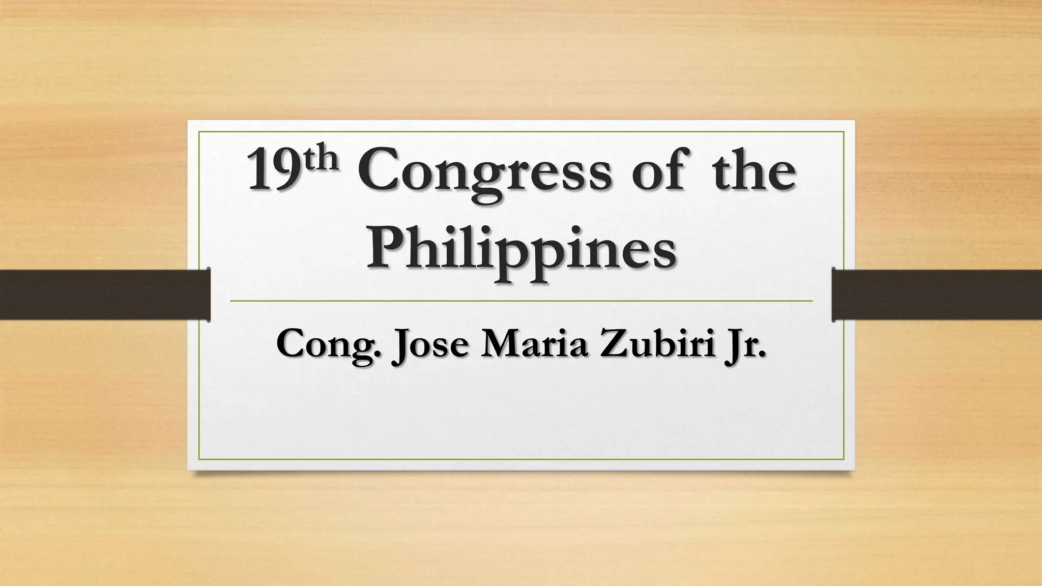 Cong. Jose Maria Zubiri Jr..pptx