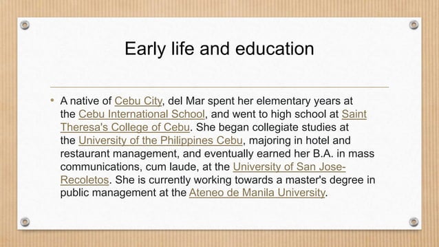 Cong. Rachel del mar.pptx | Politics