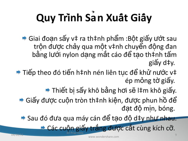 Cong nghe-san-xuat-giay ppt | PPT