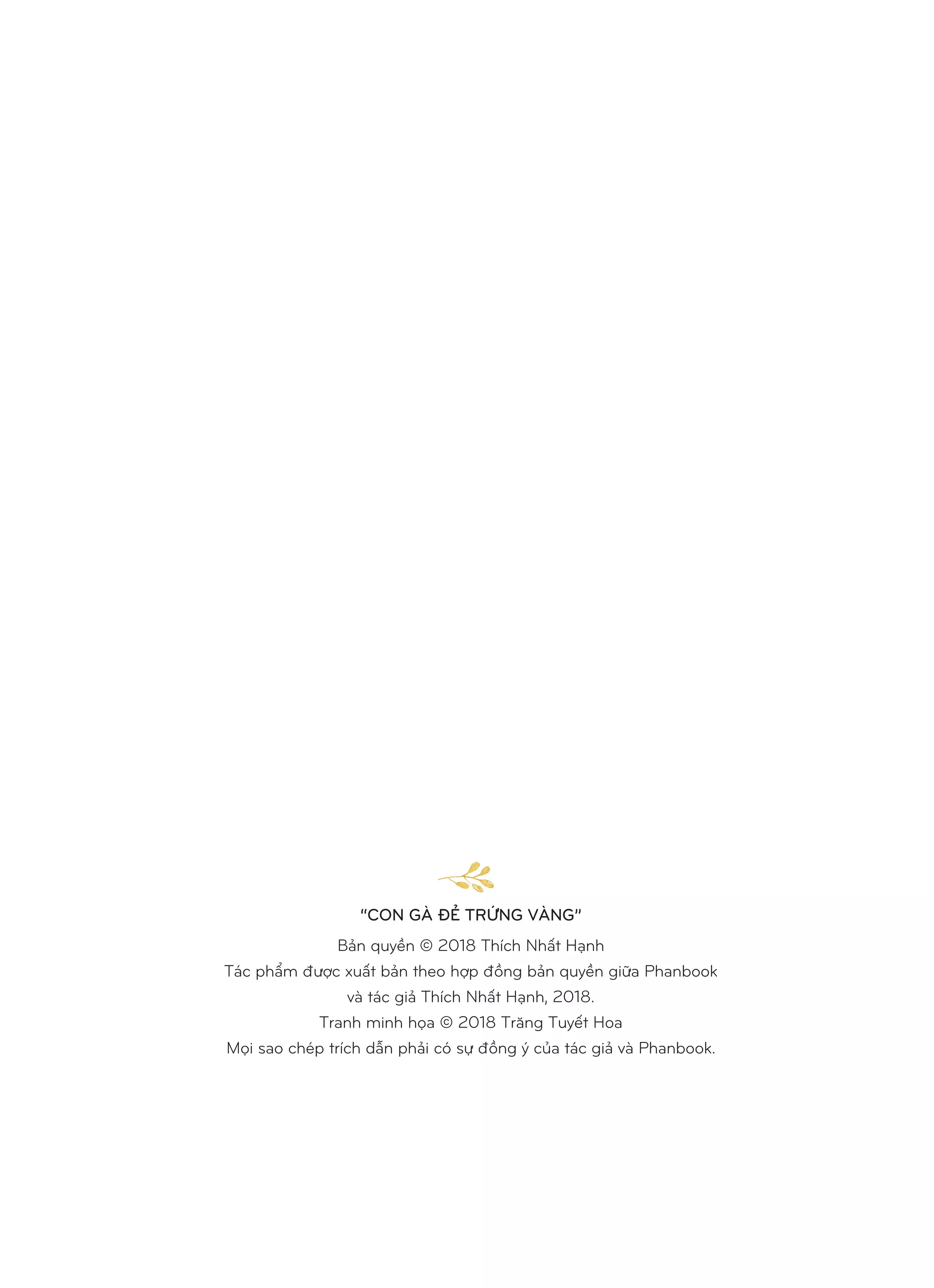Con ga de trung vang thien su thich nhat hanh | PDF