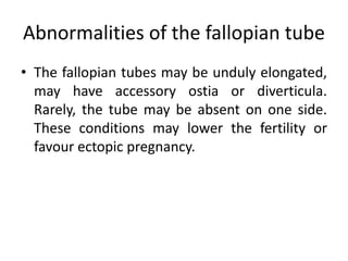 Congenital disorders of female reproductive tract | PPTX