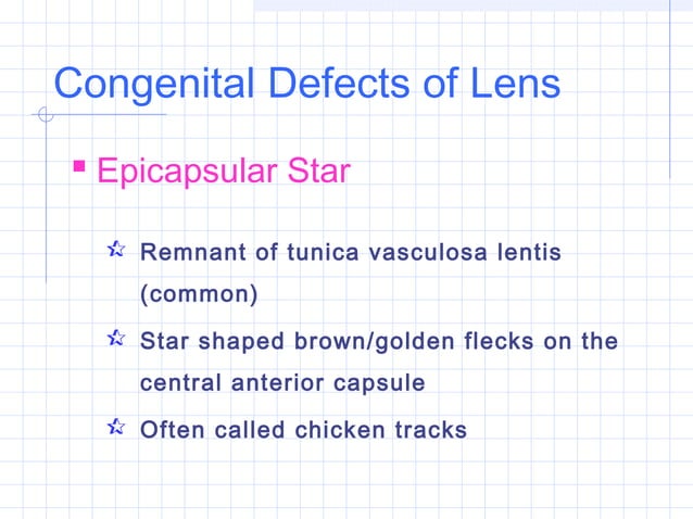 Congenital defects of the lens | PPT