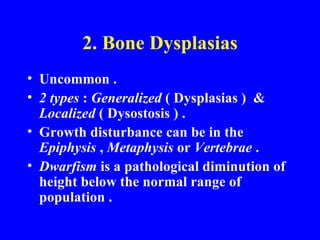 Congenital Bone & Joint Diseases | PPT