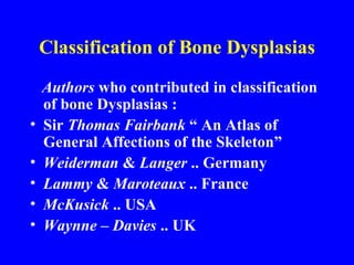 Congenital Bone & Joint Diseases | PPT