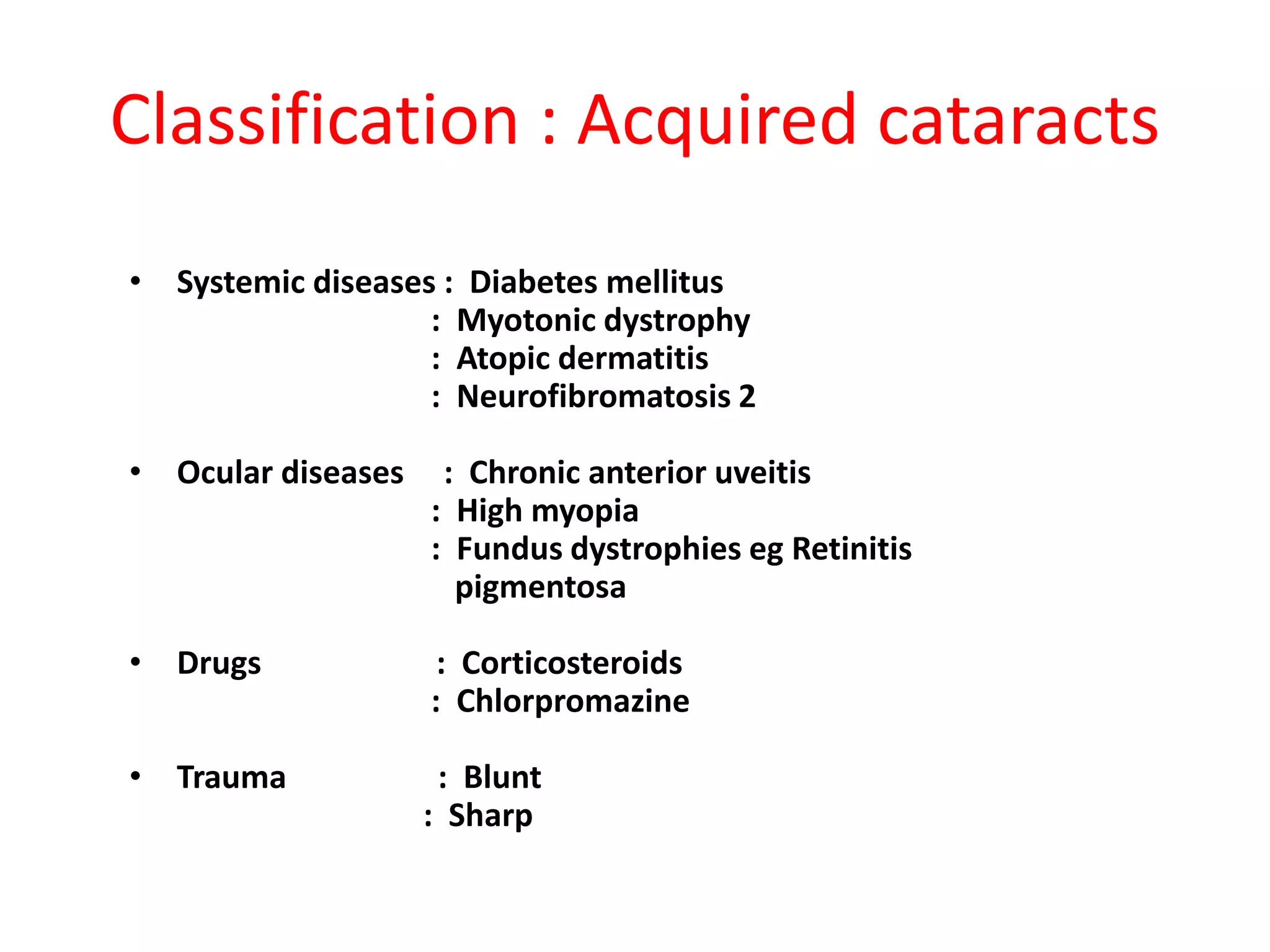Congenital cataract | PPT