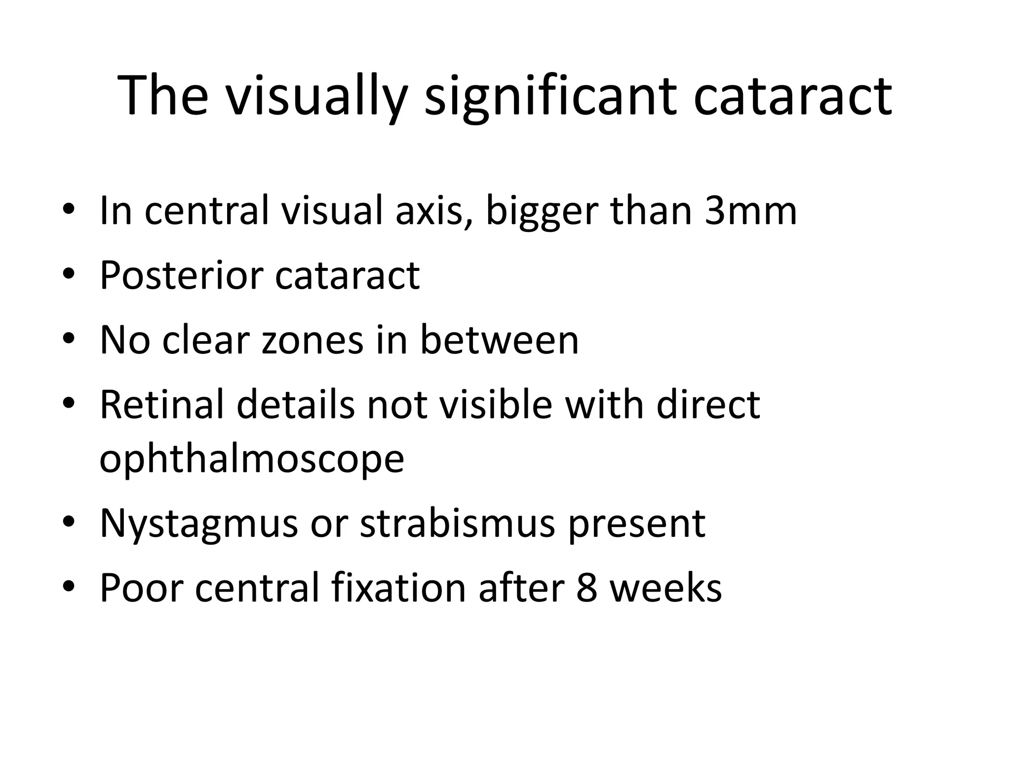 Congenital cataract | PPT