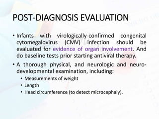 Congenital cytomegalovirus infection | PPTX