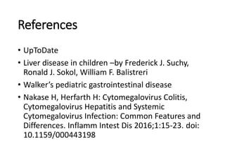 Congenital cytomegalovirus infection | PPTX