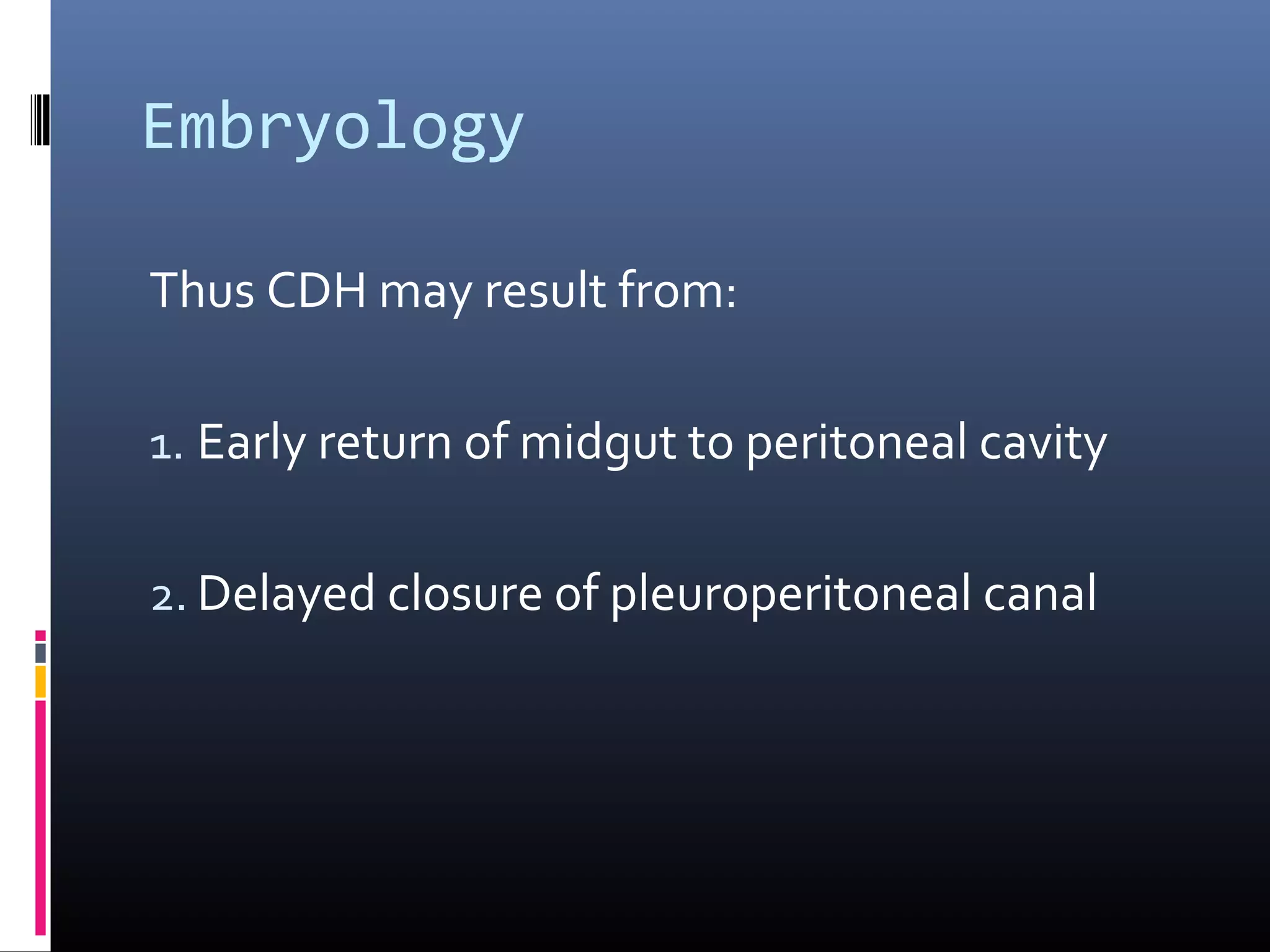 anaesthetic implications of Congenital diaphragmatic-hernia | PPT
